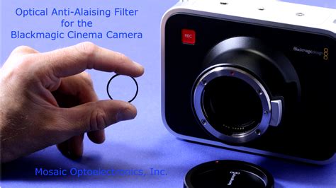 Anti Aliasing Filter For Blackmagic Cinema Camera Cined