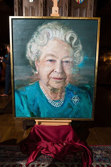 Queen Elisabeth Ii Portrait By Northern Irish Artist
