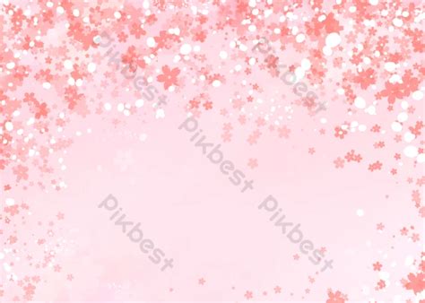 Sakura Pink Snowflake Background Psd Free Download Pikbest