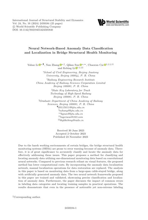Neural Network Based Anomaly Data Classification And Localization In