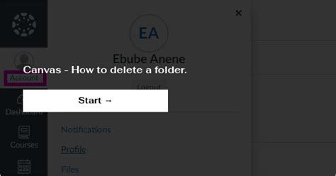 Canvas How To Delete A Folder