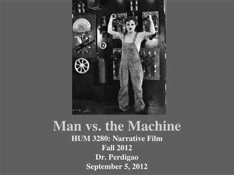 PPT Man Vs The Machine PowerPoint Presentation Free Download ID 1050209