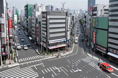 premium ai image tokyo japan intersection