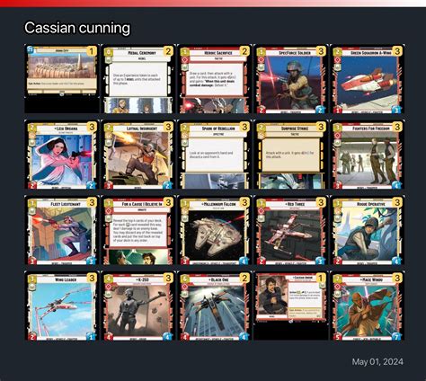 Cassian Cunning Star Wars Unlimited Swu Tcg