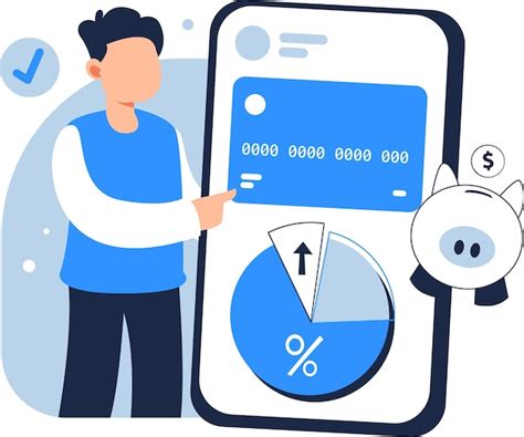 Premium Vector Character Using Smartphone To Create Budgeting App Business Fintech