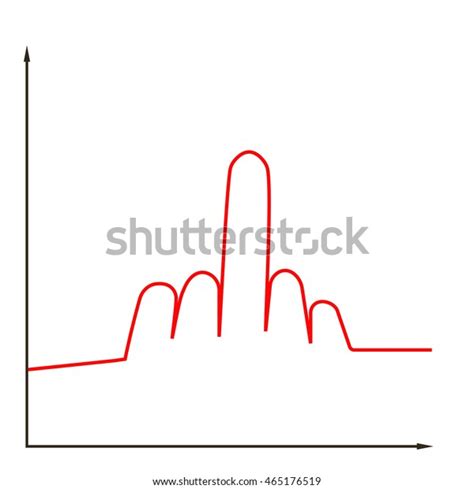 Fuck Chart Line Graph Stock Vector Royalty Free 465176519 Shutterstock