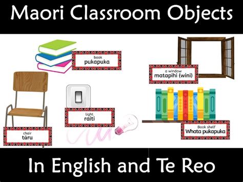 Maori Classroom Object Labels Te Reo Teaching Resources