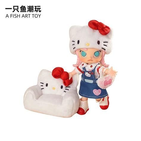 ฟิกเกอร์ Molly Hello Kitty Bjd Twelve Points Popmart Popmart ของเล่นสําหรับเด็ก Shopee Thailand
