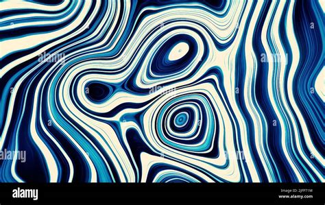 Liquid Psychedelic Pattern Of Curved Lines Motion Moving Liquid