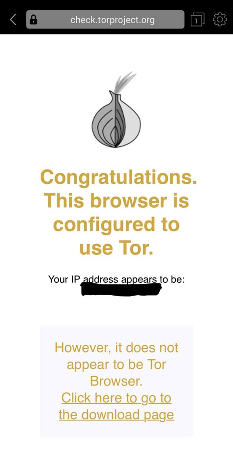 Your Browser Does Not Appear To Be Tor Browser R TOR