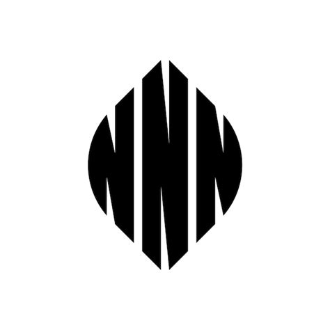 Premium Vector Nnn Circle Letter Logo Design With Circle And Ellipse Shape Nnn Ellipse Letters