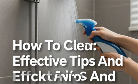 How To Clean Showers Easy Tips And Tricks
