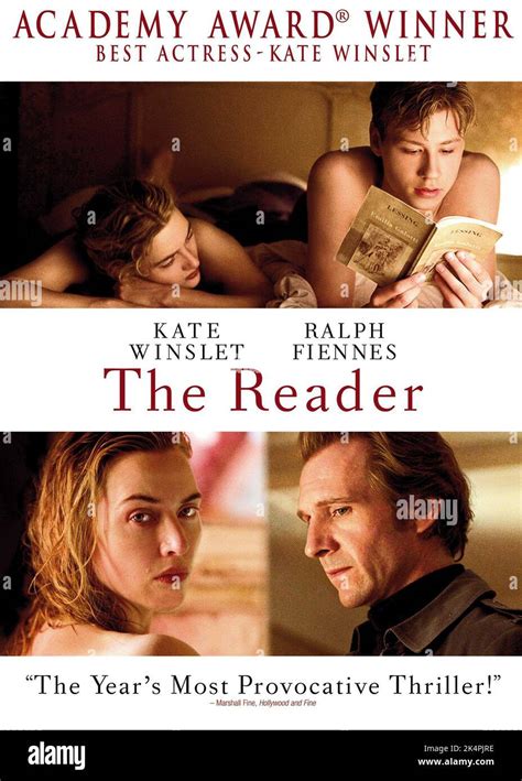 Kate Winslet David Kross Ralph Fiennes Poster The Reader 2008 Stock