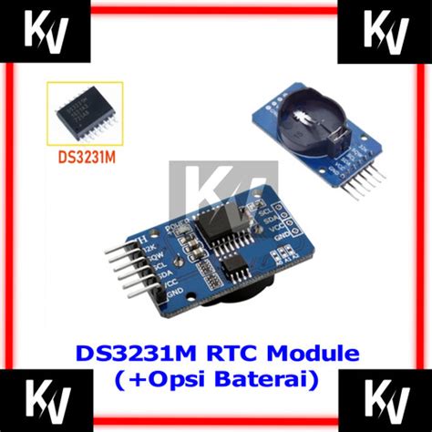Jual Real Time Clock Ds3231 With Battery Rtc Module Arduino Compatible