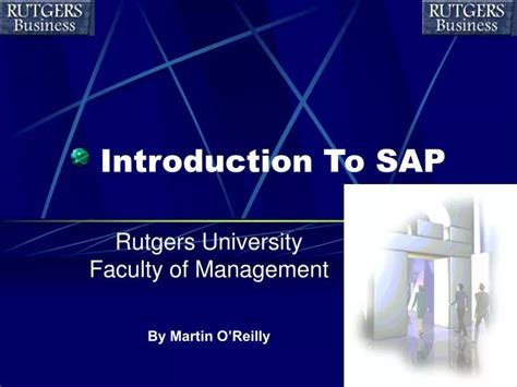 PPT Introduction To SAP PowerPoint Presentation Free Download ID 5501984