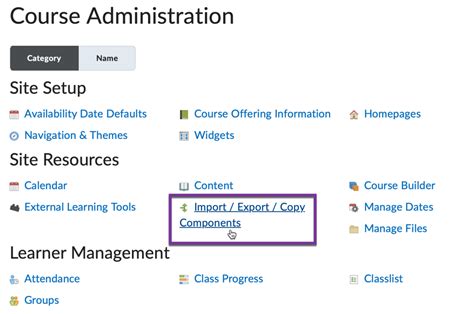 Copy Course Components PPSC ELearning Knowledge Base Support