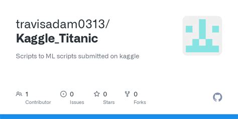 GitHub Travisadam Kaggle Titanic Scripts To ML Scripts Submitted On Kaggle