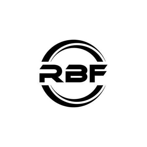 Rbf Letter Logo Design In Illustration Vector Logo Calligraphy