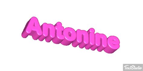 Antonine Nombre Diseños De Logotipos  Animados