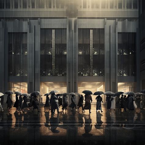 Premium Photo Photo A Large Building With A Clock On It