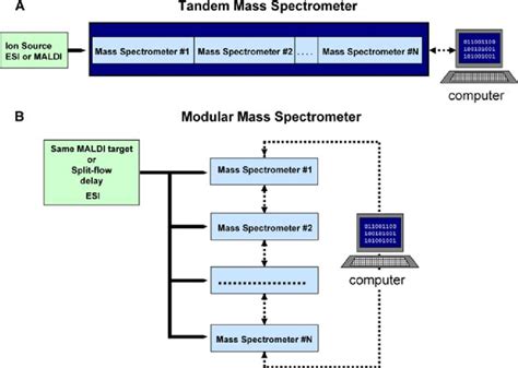 Schematic Diagrams Of A A Tandem Mass Spectrometer And B A Modular