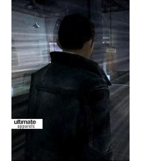 Fahrenheit Game Lucas Kane Shearling Black Jacket