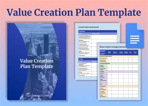 Value Creation Plan Template Consultport Value Creation Plan Template Consultport