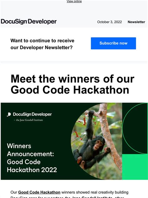 Docusign Meet The Winners Of Our Good Code Hackathon Milled