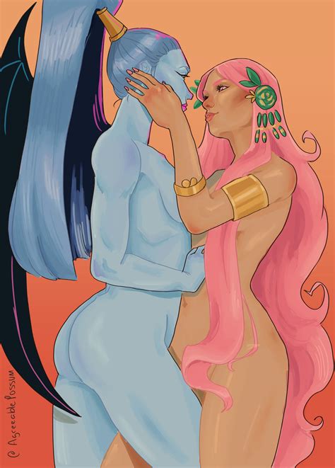 Rule 34 2girls Agreeablepossum Aphrodite Hades Convenient Censoring