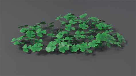 Cartoon Clover 08 3d Turbosquid 2043175