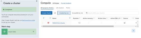 can t create databricks cluster microsoft qanda