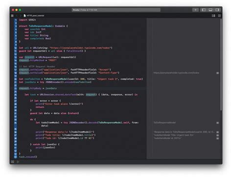 Post Request Example In Swift Apps Developer Blog