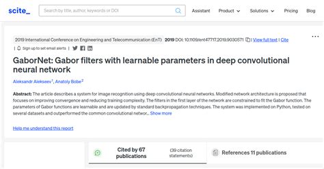 gabornet gabor filters with learnable parameters in deep convolutional