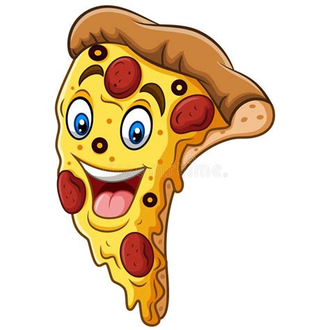 Cartoon Pizza Face