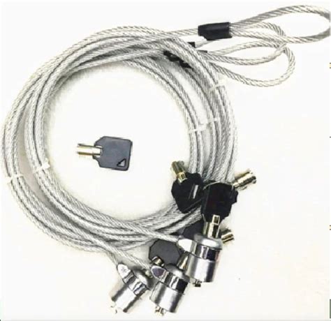 Cable Lock With Master Key At ₹ 1550 Piece Laptop Security Lock In Noida Id 2855634973555