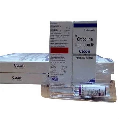 Citicolin Injection Ip 2ml Ampoule Prescription Rs 319 Box Id 20342333691