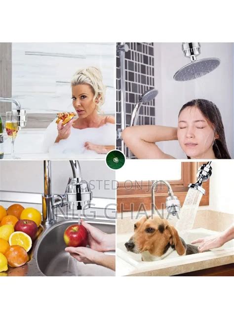 16 Stages Bathroom Water Filter Remove Chlorine Heavy Metals Tvx29306