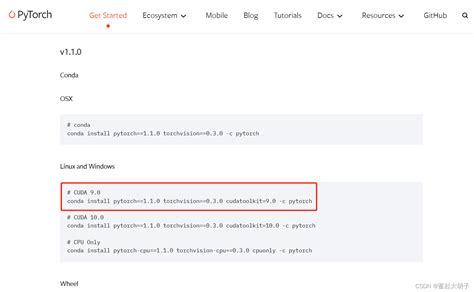 Pytorch学习 2 安装python 36和pytorch 110python36对应pytorch版本 Csdn博客