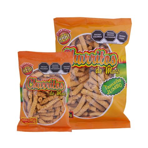 Churritos De Maíz Hebi Botanas Hebi