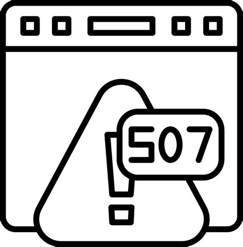Error 507 Insufficient Storage Message 67386755 Vector Art At Vecteezy