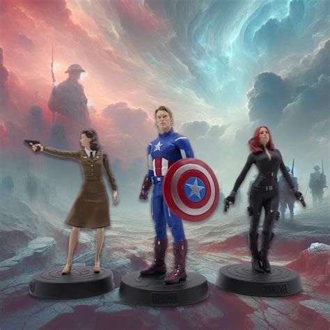 Marvel Captain America Black Widow And Peggy Carter Catawiki