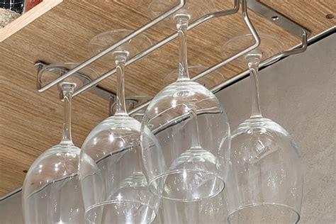 에브리윅 무타공 와인잔 거치대 와인잔 걸이 랙 홀더 보관 2줄 위시버킷