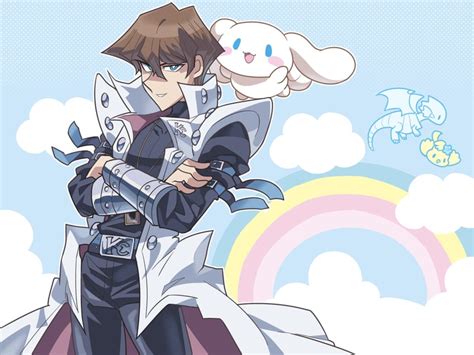 Cinnamoroll And Kaiba Seto Yu Gi Oh And 1 More Drawn By Loveycloud