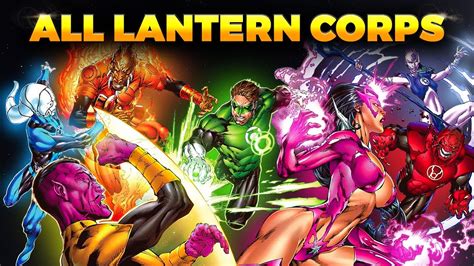 Every Lantern Corps And Their Entities Youtube