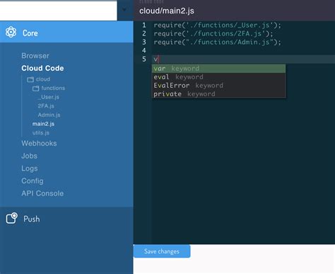 Add Endpoints To Support Cloud Code Viewer In Dashboard · Issue 895 · Parse Communityparse