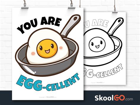 You Are Egg Cellent Classroom Poster Free Printable Pdf