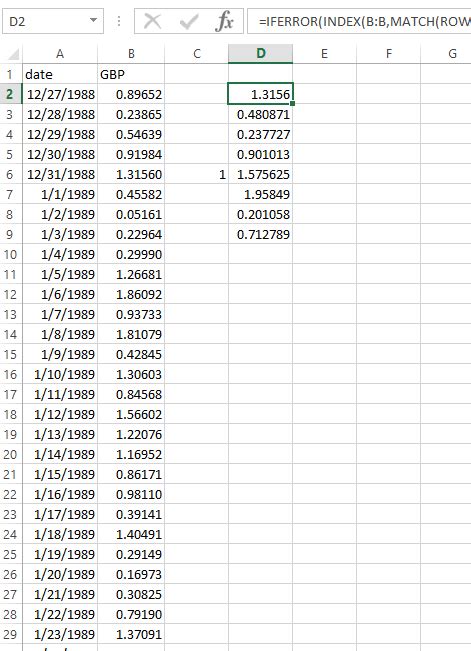 Excel Vlookup Giving Last Value Of Each Month Stack Overflow