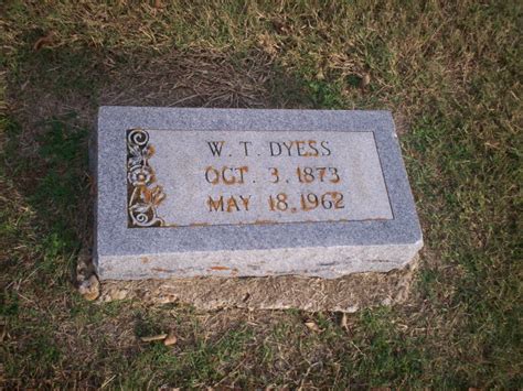 William Thomas Dyess 1873 1962 Find A Grave Memorial