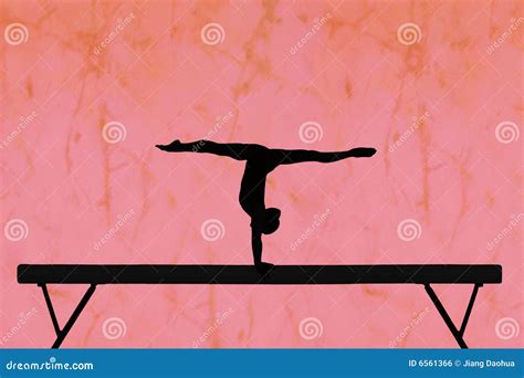 Balance Beam Stock Illustration Illustration Of Performer 6561366