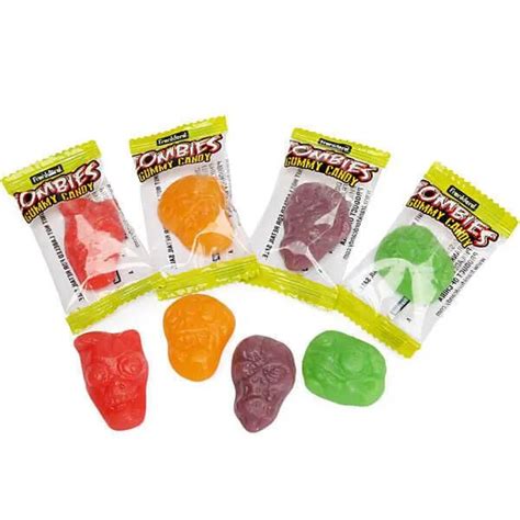 Gummy Zombies Candy Packets 20 Piece Bag Sale Bestcandyshop